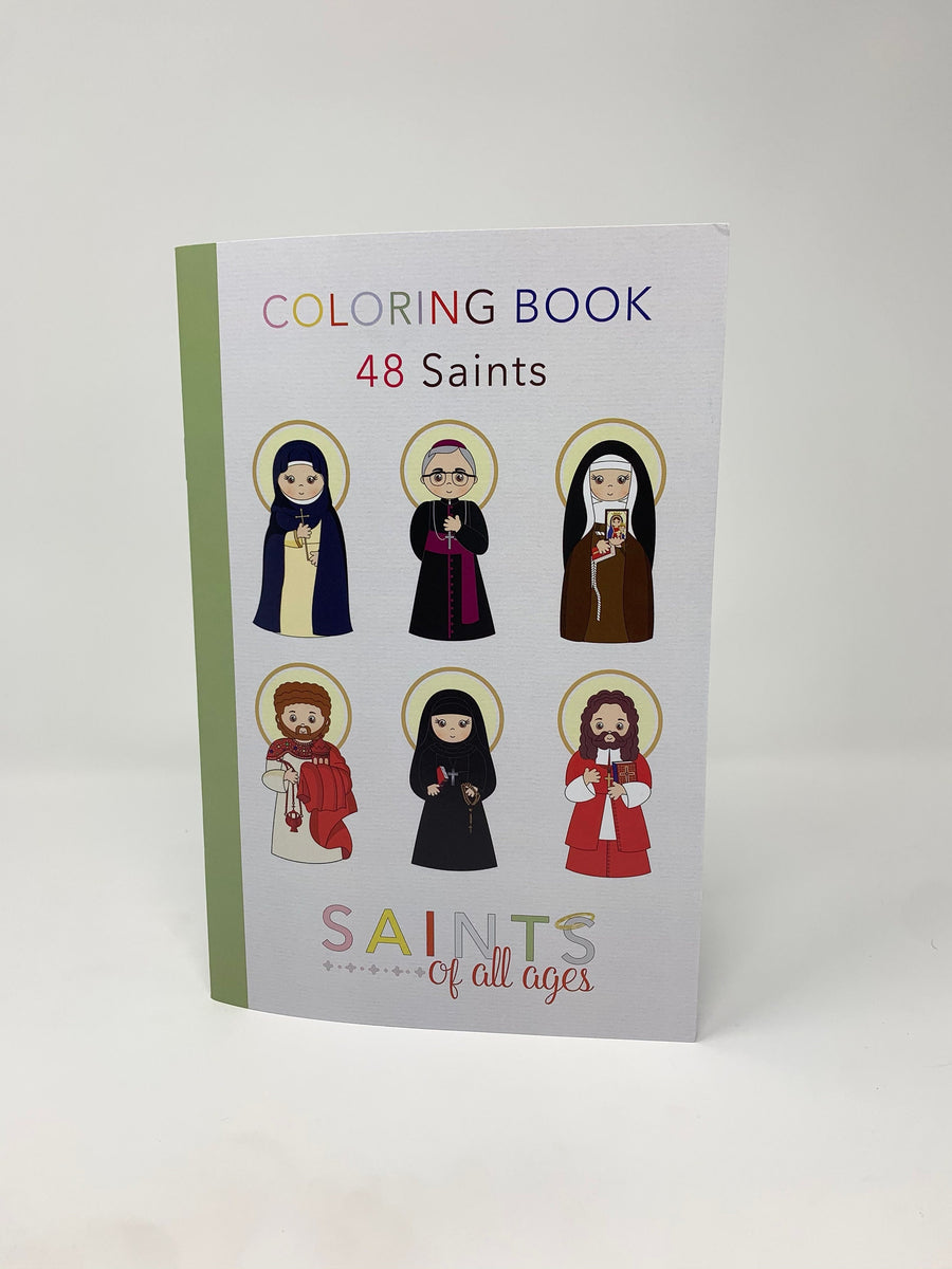 Catholic Saints Coloring Book Volume 3. Catholic Coloring Book Gift. S ...