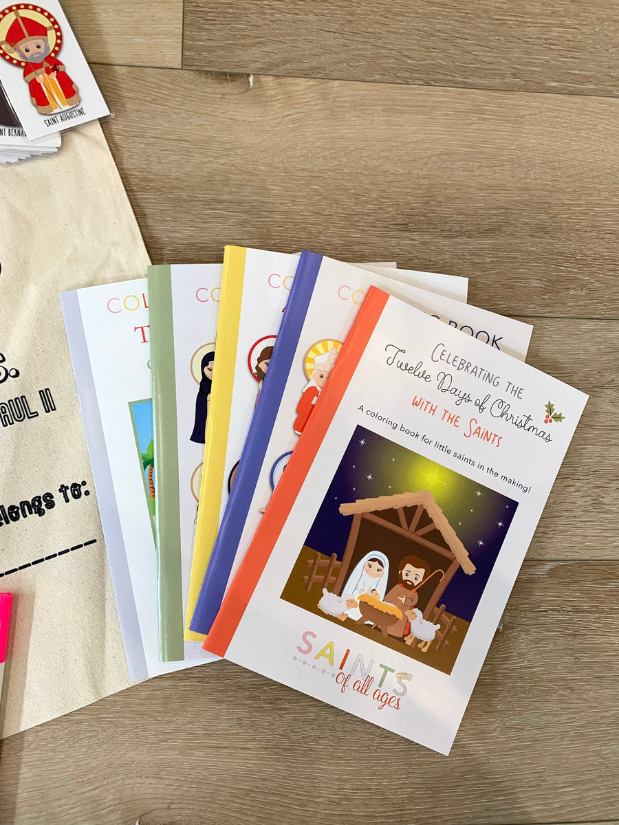 Mass Bag #2 with Kids Coloring Tote Bag. Toddler Mass bag with colorin ...